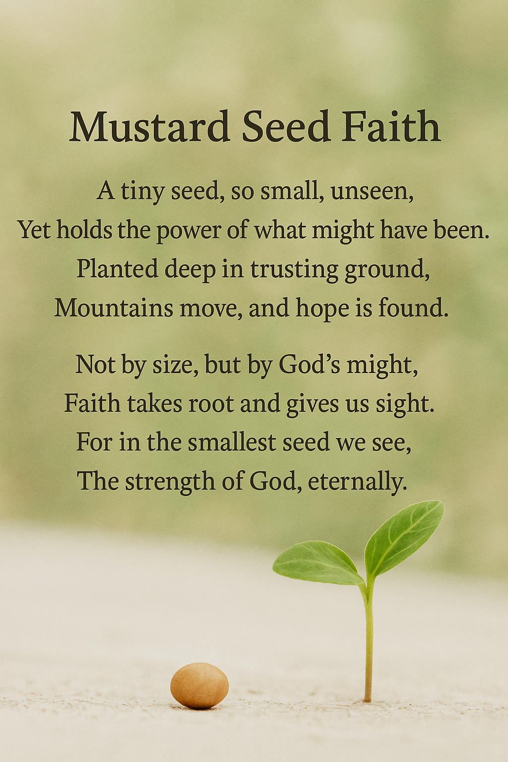 O Ye Of Little Faith – Home Bible Studies